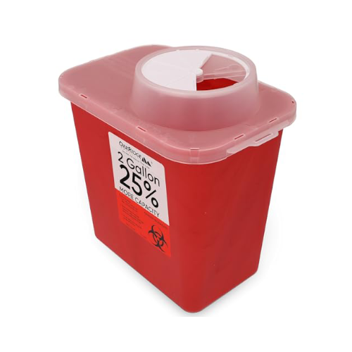 Oakridge Products Large Sharps Container for Home Use and Professional